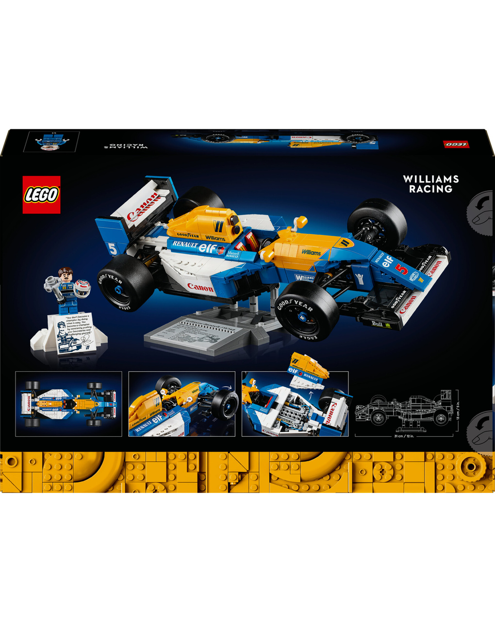 Lego icons williams racing fw14b & nigel mansell 10353 | Prénatal Store ...