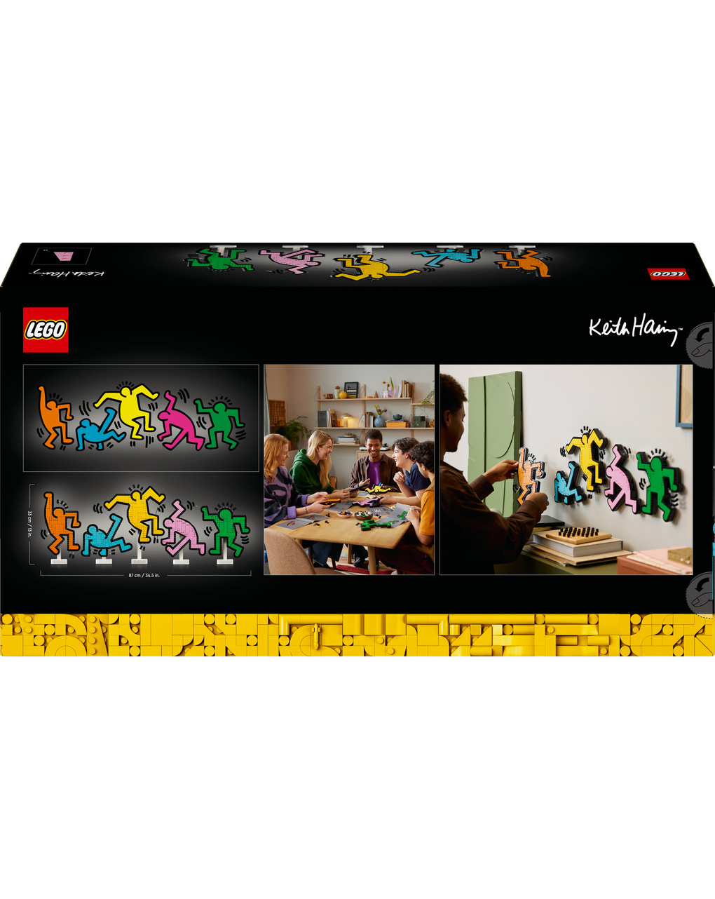Lego art keith haring-dancing figures 31216 | Prénatal Store Online