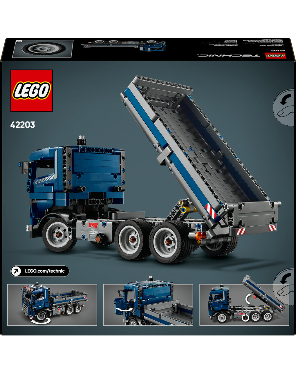 Lego technic tipping dump truck 42203 | Prénatal Store Online