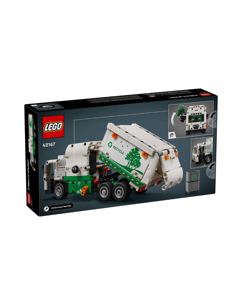 Lego technic mack lr electric garbage truck 42167 | Prénatal Store Online
