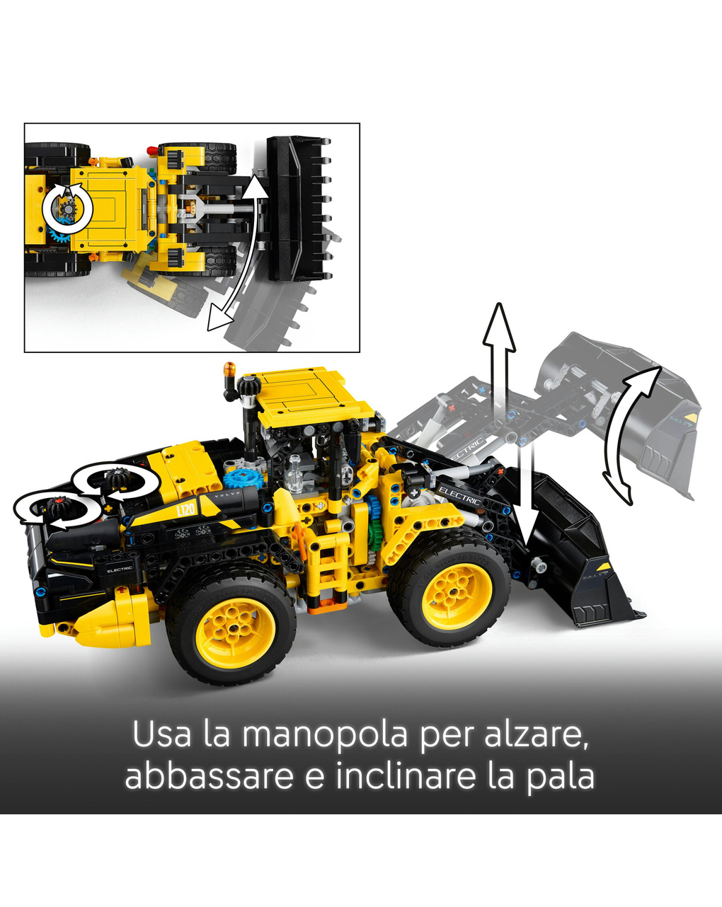Lego technic volvo l120 electric wheel loader 42209 | Prénatal Store Online