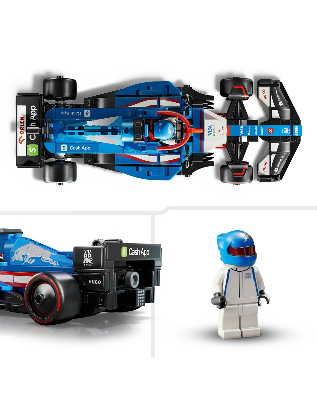 Lego speed champions visa cash app rb vcarb 01 f1 race car 77246 ...