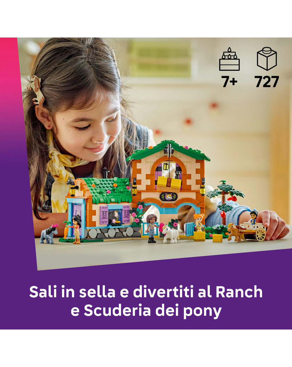 Lego friends pony ranch and stable 42654 | Prénatal Store Online