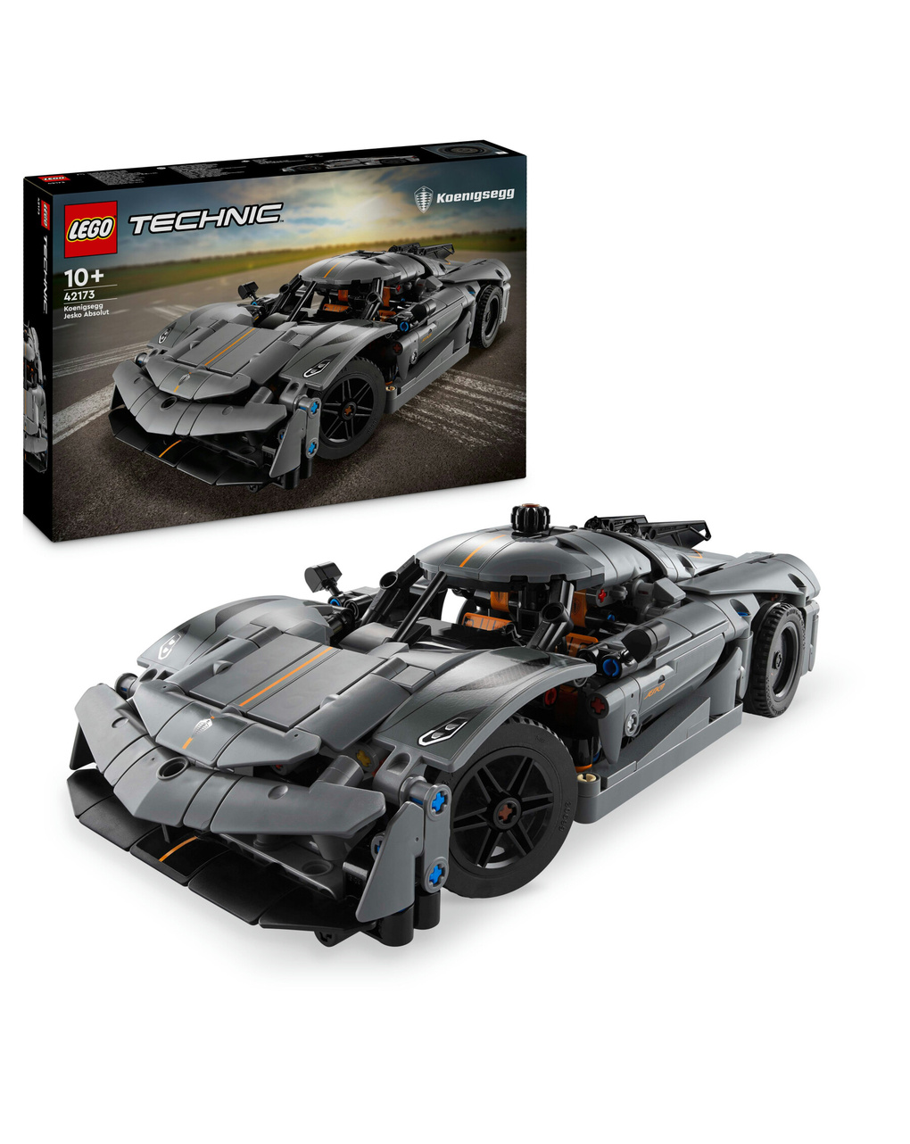Lego technic koenigsegg jesko absolut grey hypercar 42173 | Prénatal ...