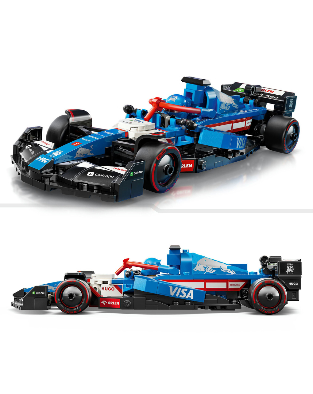 Lego speed champions visa cash app rb vcarb 01 f1 race car 77246 ...