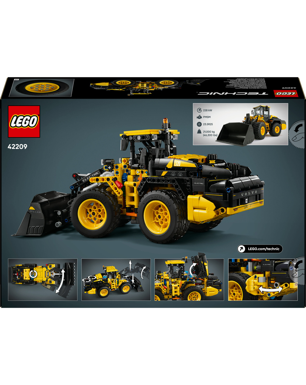 Lego technic volvo l120 electric wheel loader 42209 | Prénatal Store Online