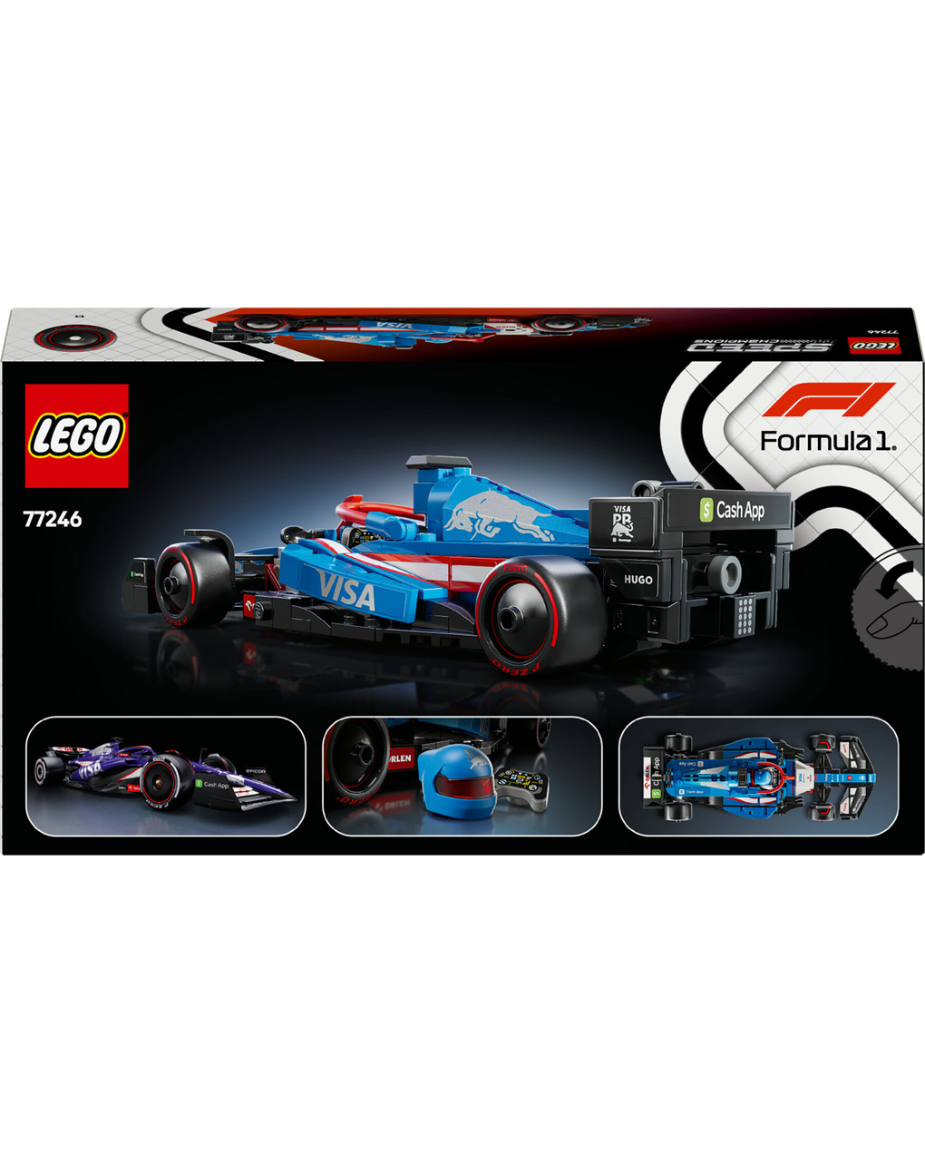 Lego speed champions visa cash app rb vcarb 01 f1 race car 77246 ...